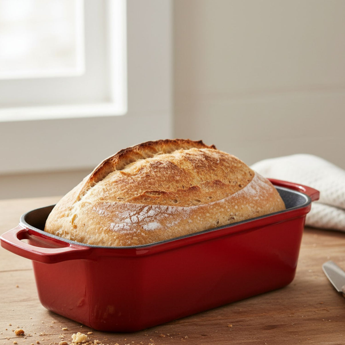 Enameled Cast Iron Loaf Pan – Cast Iron Warehouse